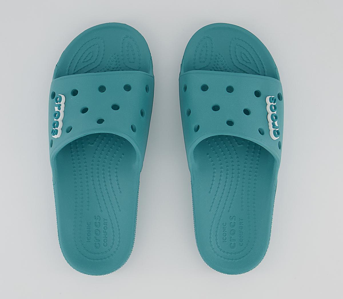 Crocs Classic Sliders Turq Tonic - Women’s Sandals