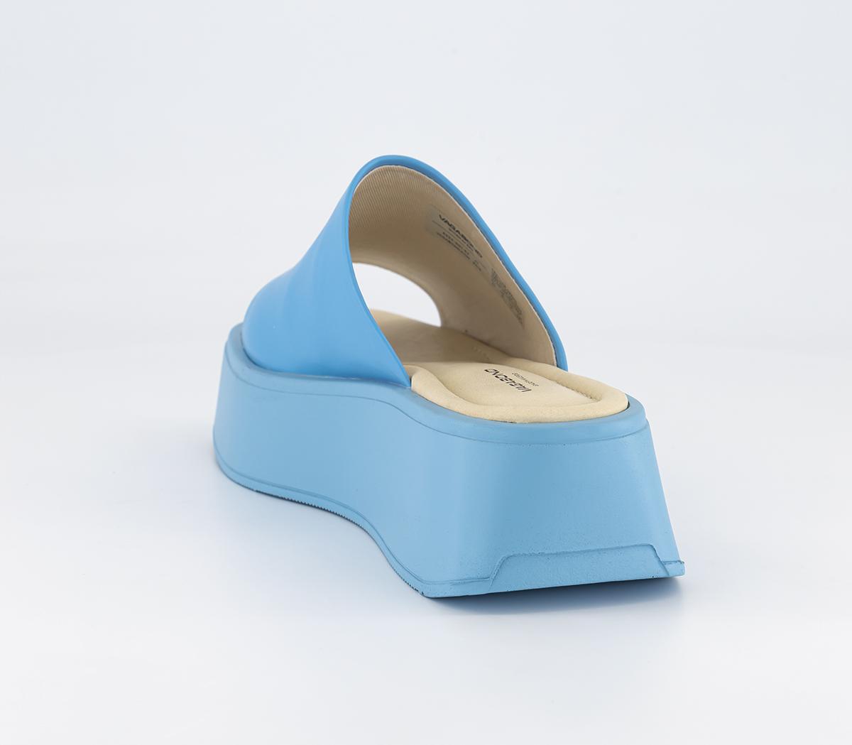 Vagabond Shoemakers Courtney Slide 2 Light Blue - Women’s Sandals