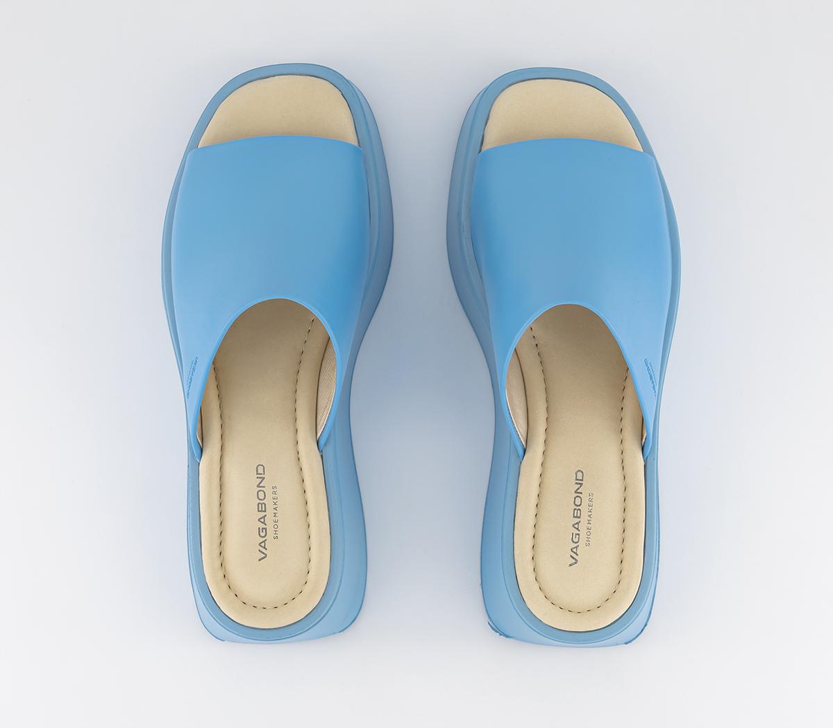 Vagabond Shoemakers Courtney Slide 2 Light Blue - Women’s Sandals