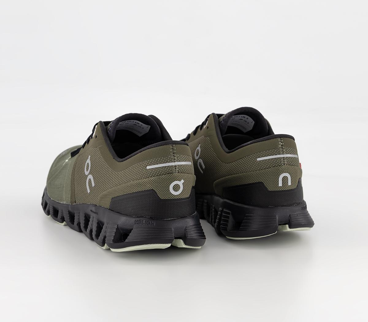 ON Cloud X3 Trainers Olive Reseda - Men's Trainers