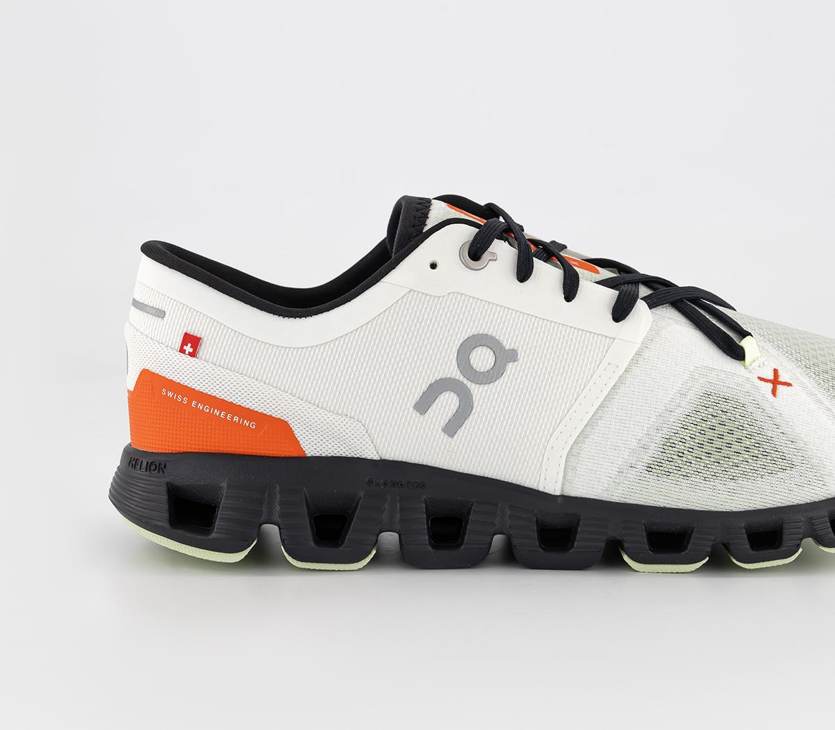 ON Cloud X3 Trainers Ivory Flame - Men's Trainers