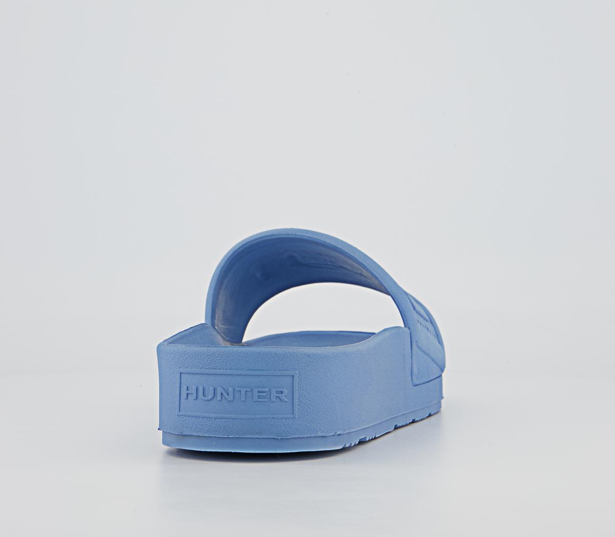 Hunter Bloom Algae Foam Sliders Stornoway Blue - Men’s Sandals