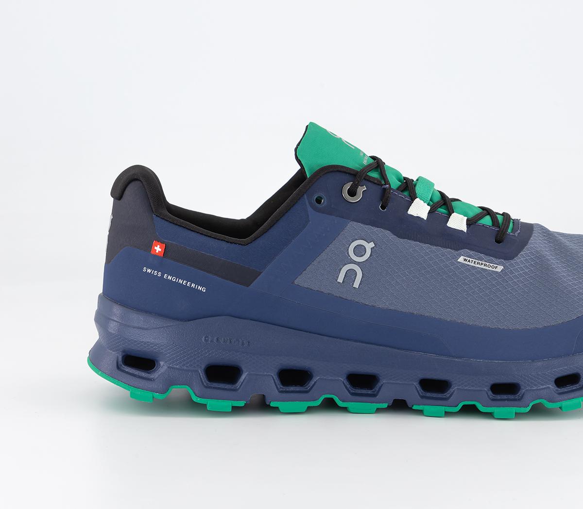 ON Cloudvista Waterproof Trainers M Metal Denim - Men's Trainers