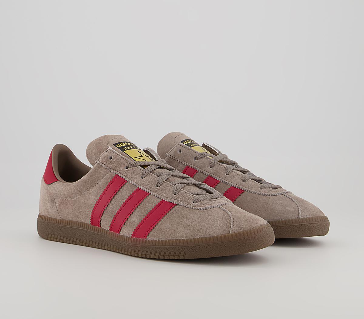 adidas Lone Star Trainers Brown Red - Men's Terrace Trainers