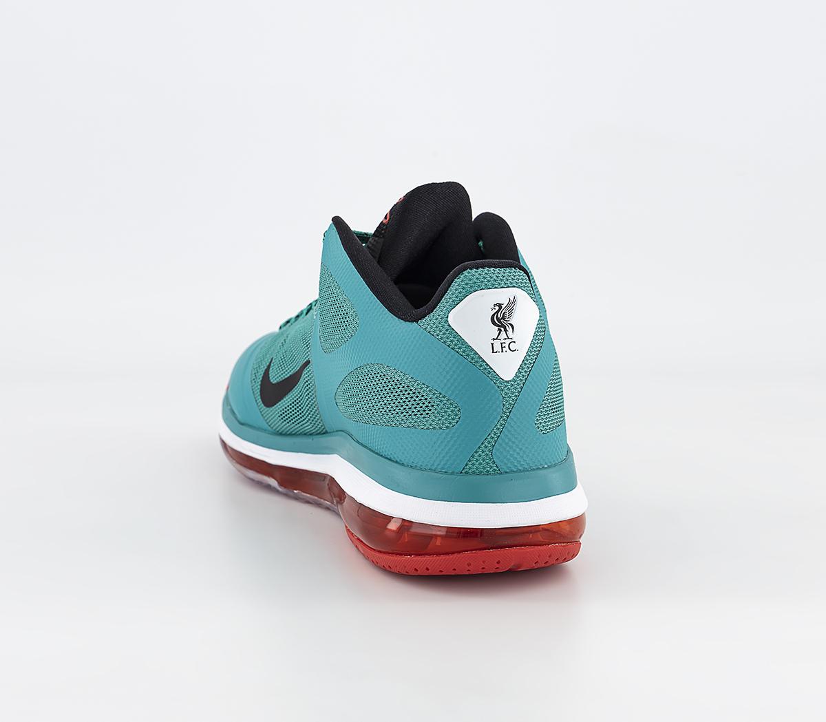 Nike Lebron Ix Low Trainers New Green Black Action Red White - Men's ...