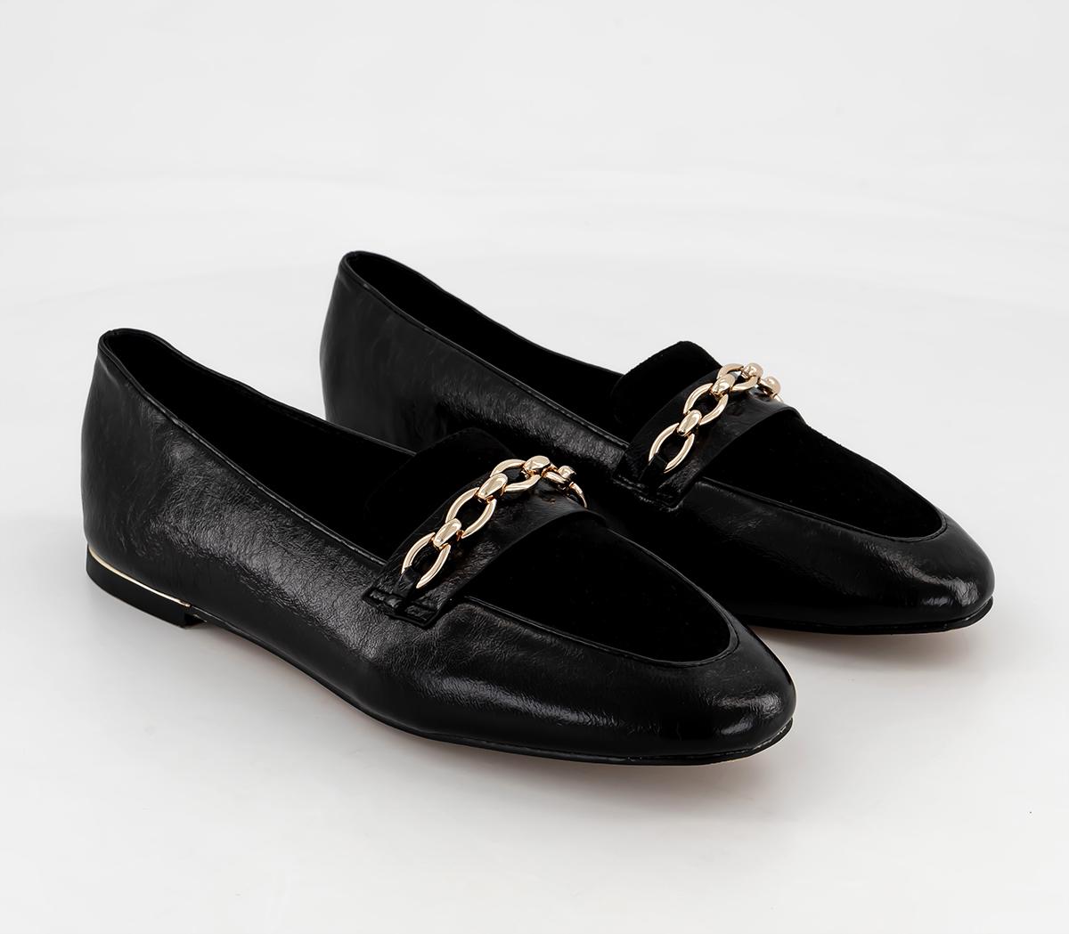 OFFICE French Snaffle Loafers Black - Womens Work Shoes
