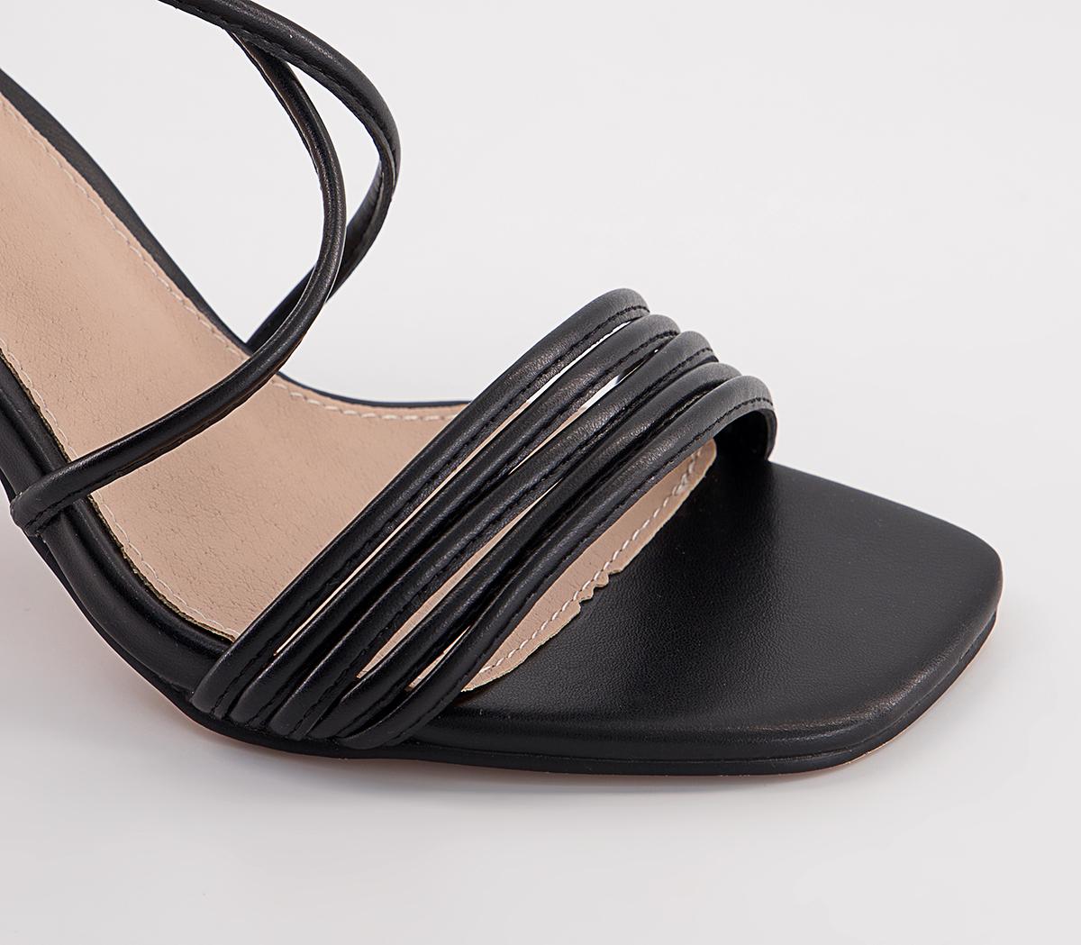 OFFICE Mischiefs Multi Strap Sandals Black - Heels