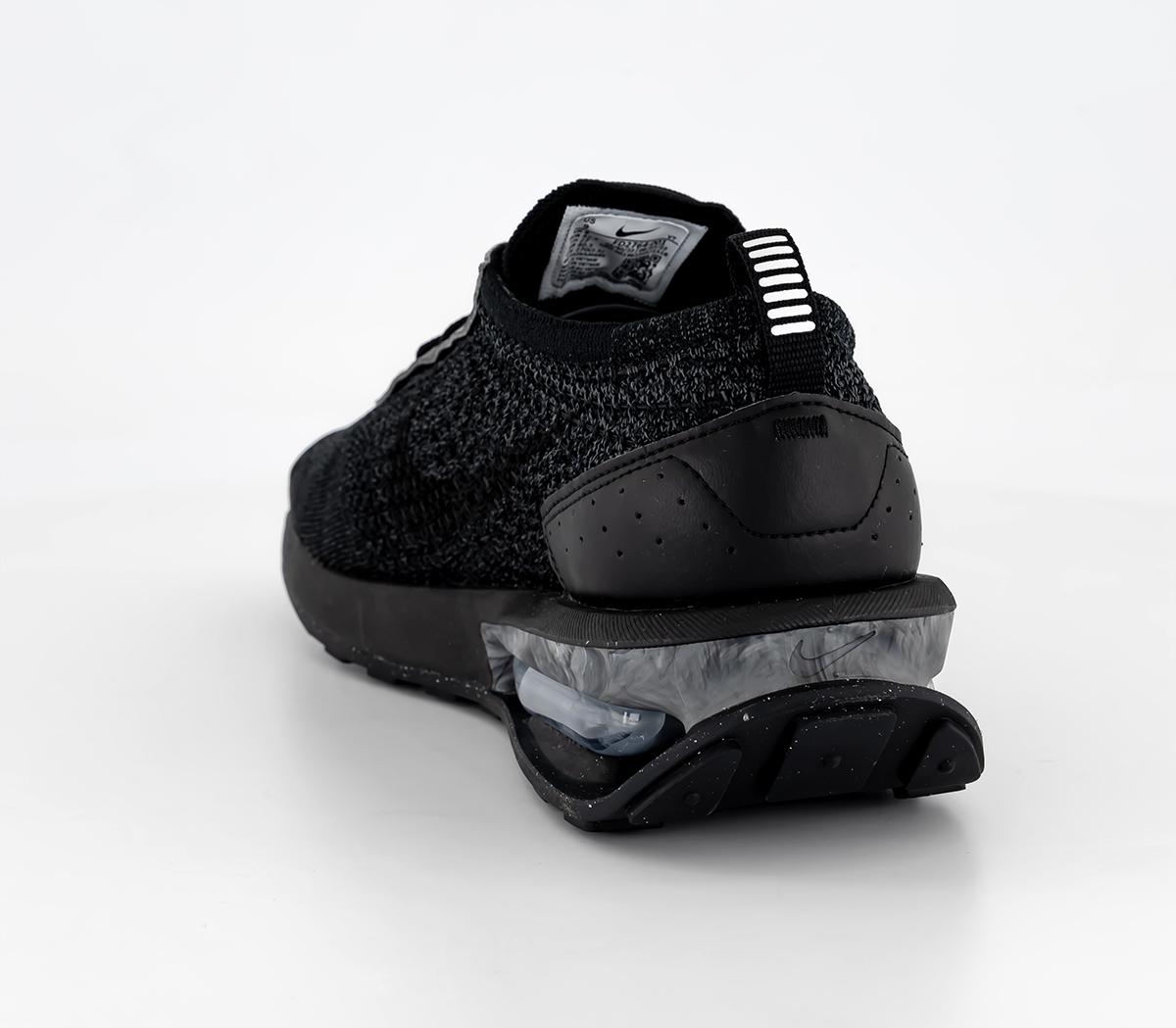 Nike Air Max Flyknit Racer Trainers Black Black Anthracite Black - Men ...