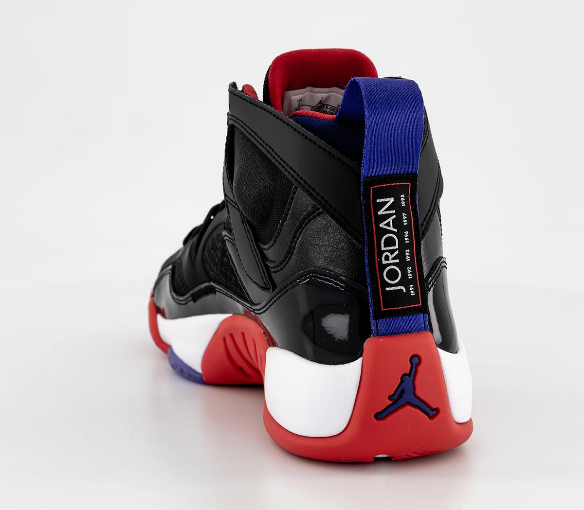 Jordan Two Trey Trainers Black True Red Dark Concord White - Men's Trainers