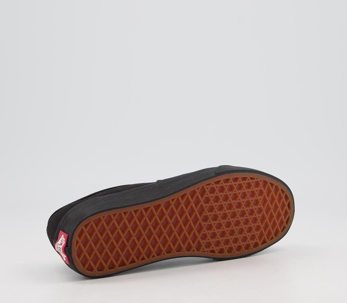 Vans Authentic Trainers Flash Black Mono - Unisex Sports