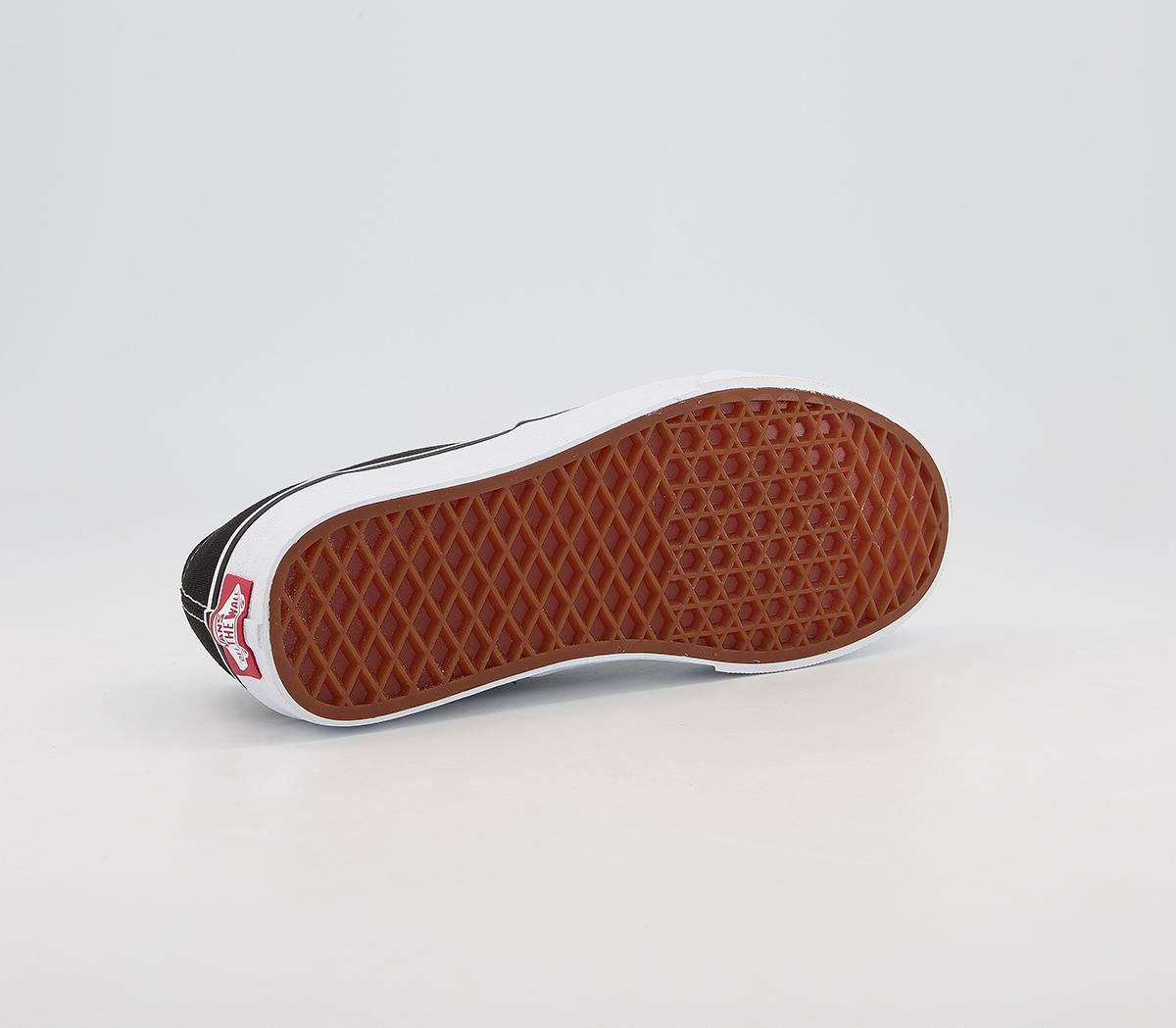 Vans Authentic Trainers Flash Black White - Unisex Sports