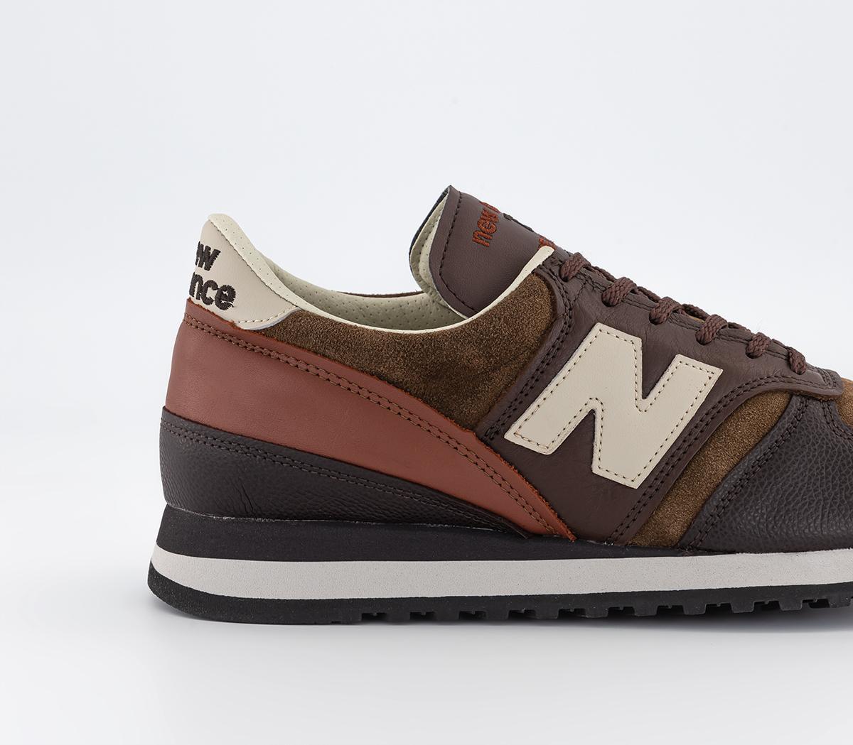 New Balance 730 Trainers Brown Black - Men's Trainers