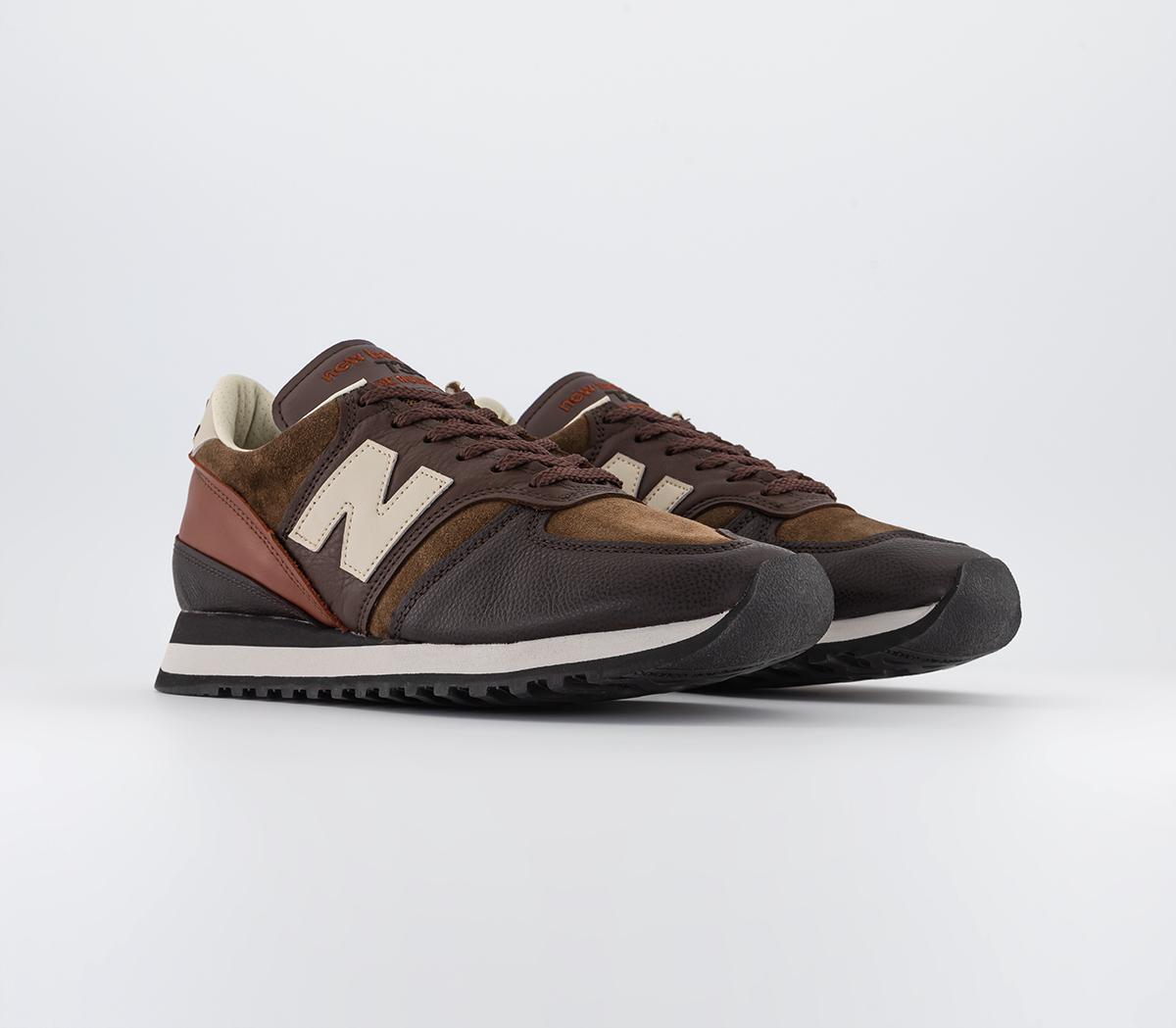 New Balance 730 Trainers Brown Black - Men's Trainers