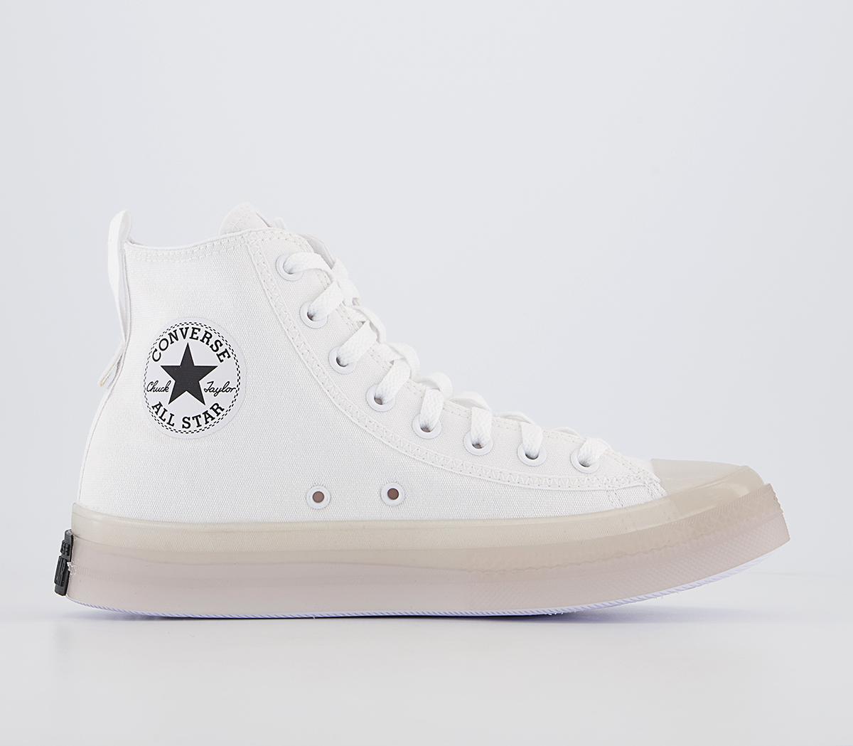 Converse Chuck Taylor All Star Cx Explore Hi Trainers White White Black ...