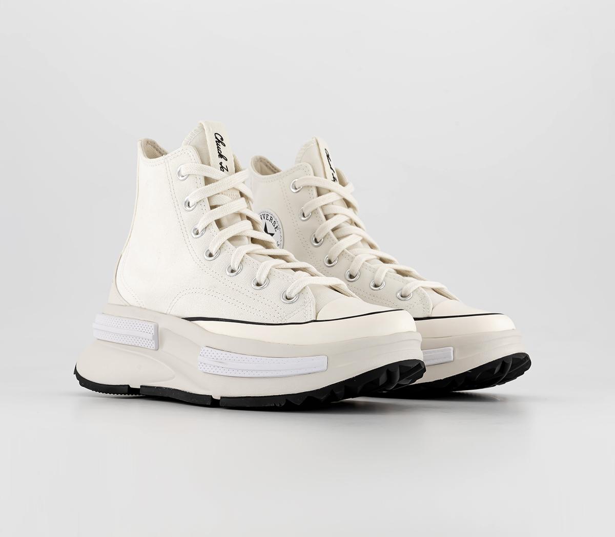 Converse Run Star Legacy Trainers Egret Black White - Women's Trainers