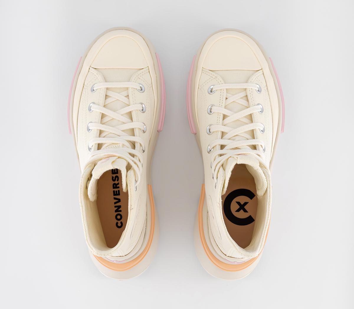 Converse Run Star Legacy Trainers Egret Cheeky Coral Sunrise Pink ...
