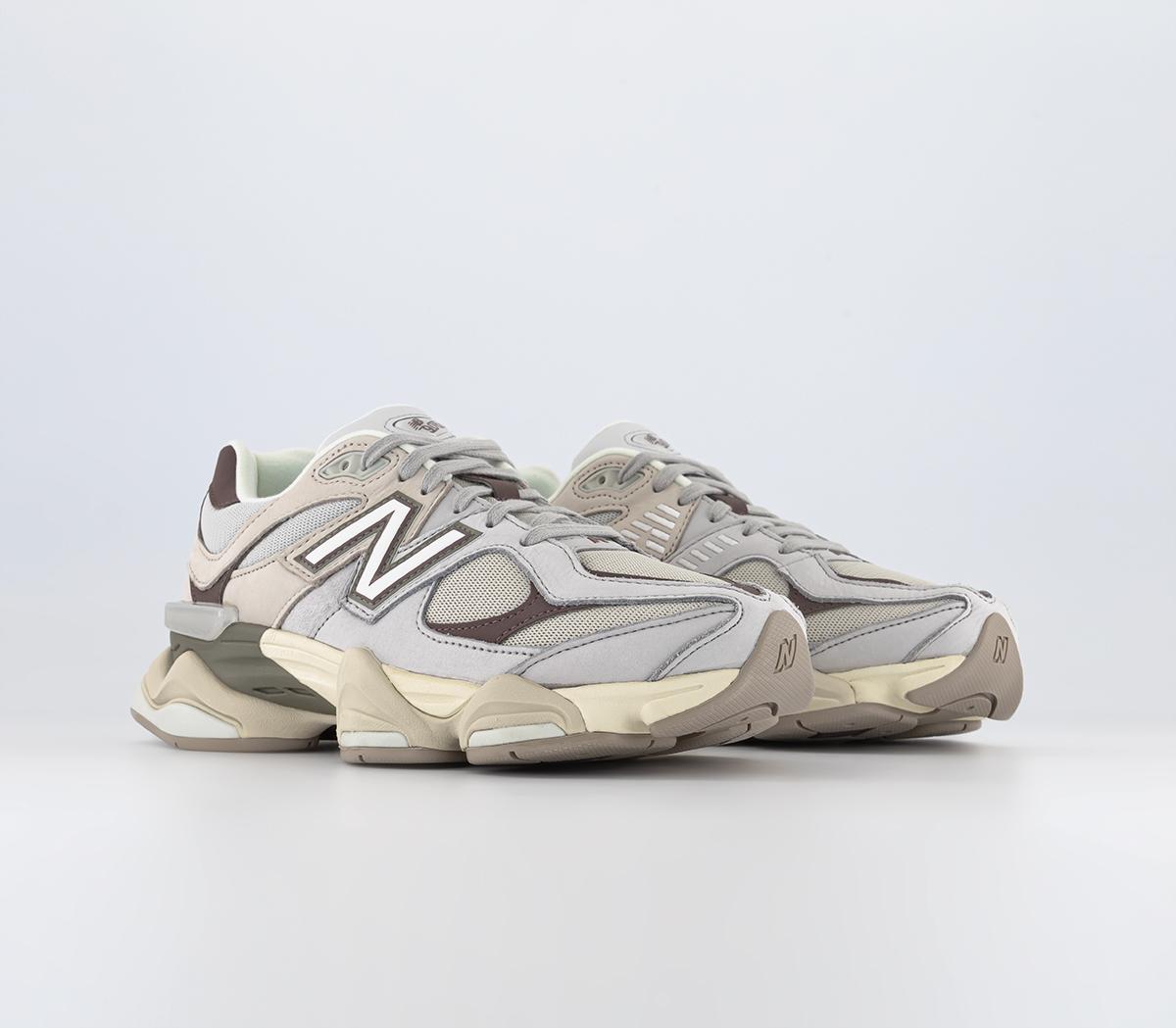New Balance 9060 Trainers Grey Matter Light Brown - Men's Trainers