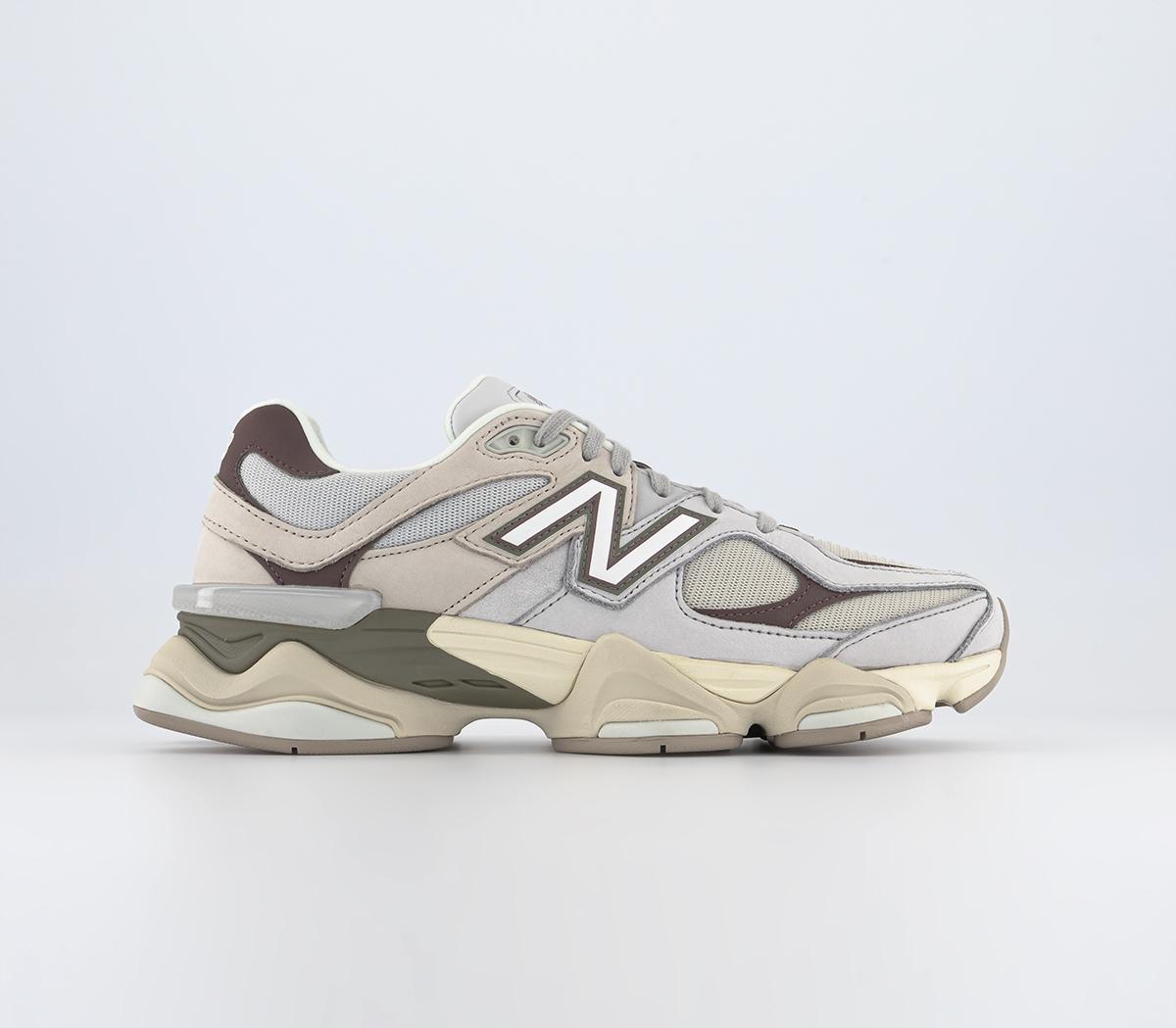 New Balance 9060 Trainers Grey Matter Light Brown - Men's Trainers