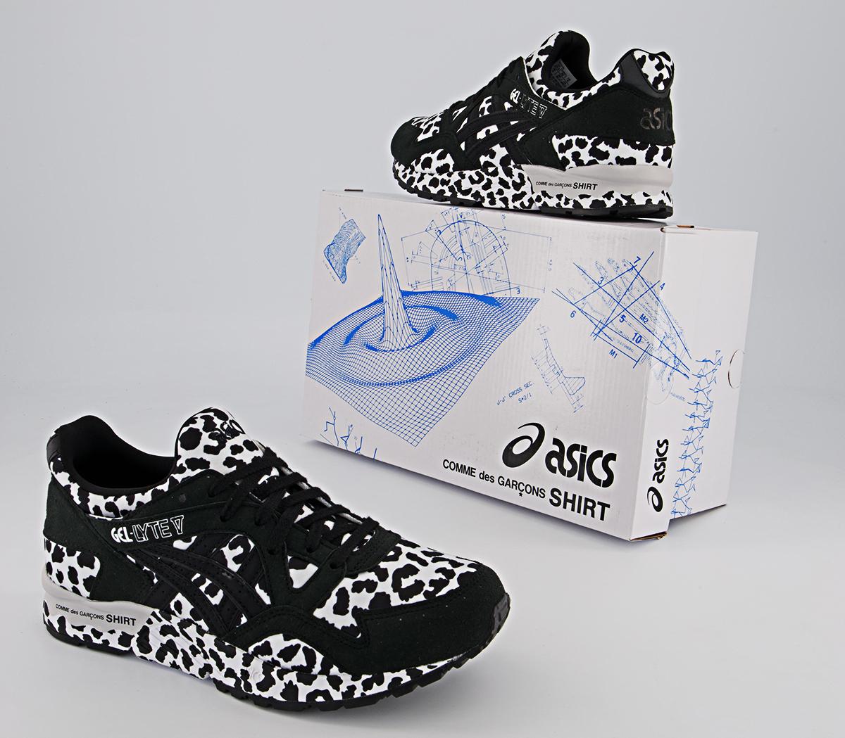 Comme Des Garcons Cdg Asics Gel Lyte V Trainers Leopard Black F - Women ...