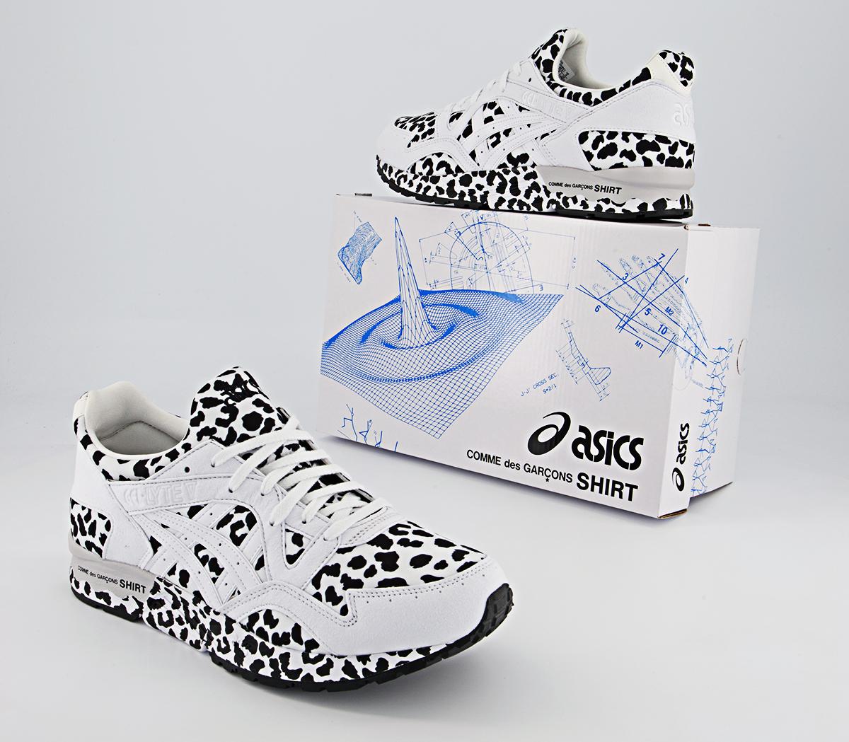 Comme Des Garcons Cdg Asics Gel Lyte V Trainers Leopard White - Men's ...