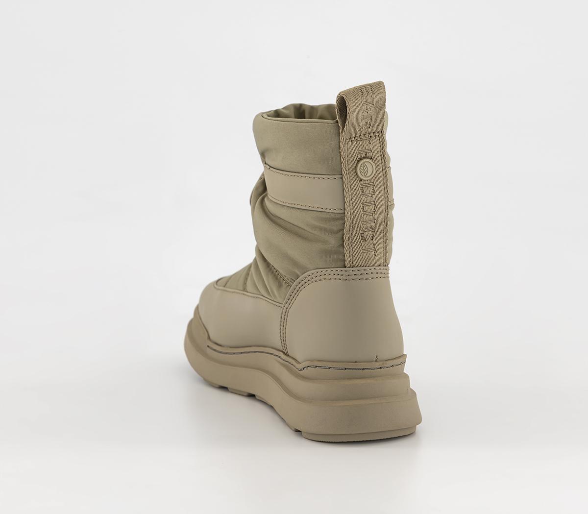EARTHADDICT Jordan Snow Boots Khaki - Women's Ankle Boots
