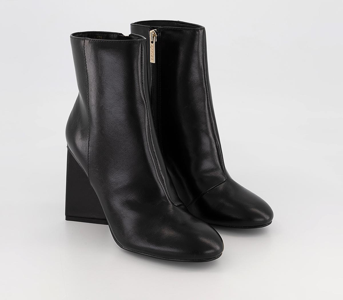 OFFICE Austin Triangle Heel Ankle Boots Black - Women's Ankle Boots