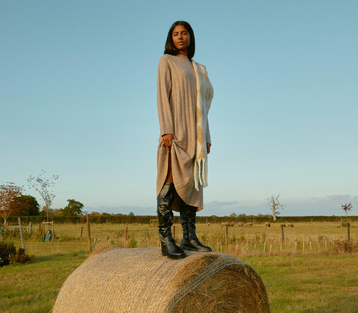 EarthAddict Tierra Over The Knee Boots Black - Knee High Boots