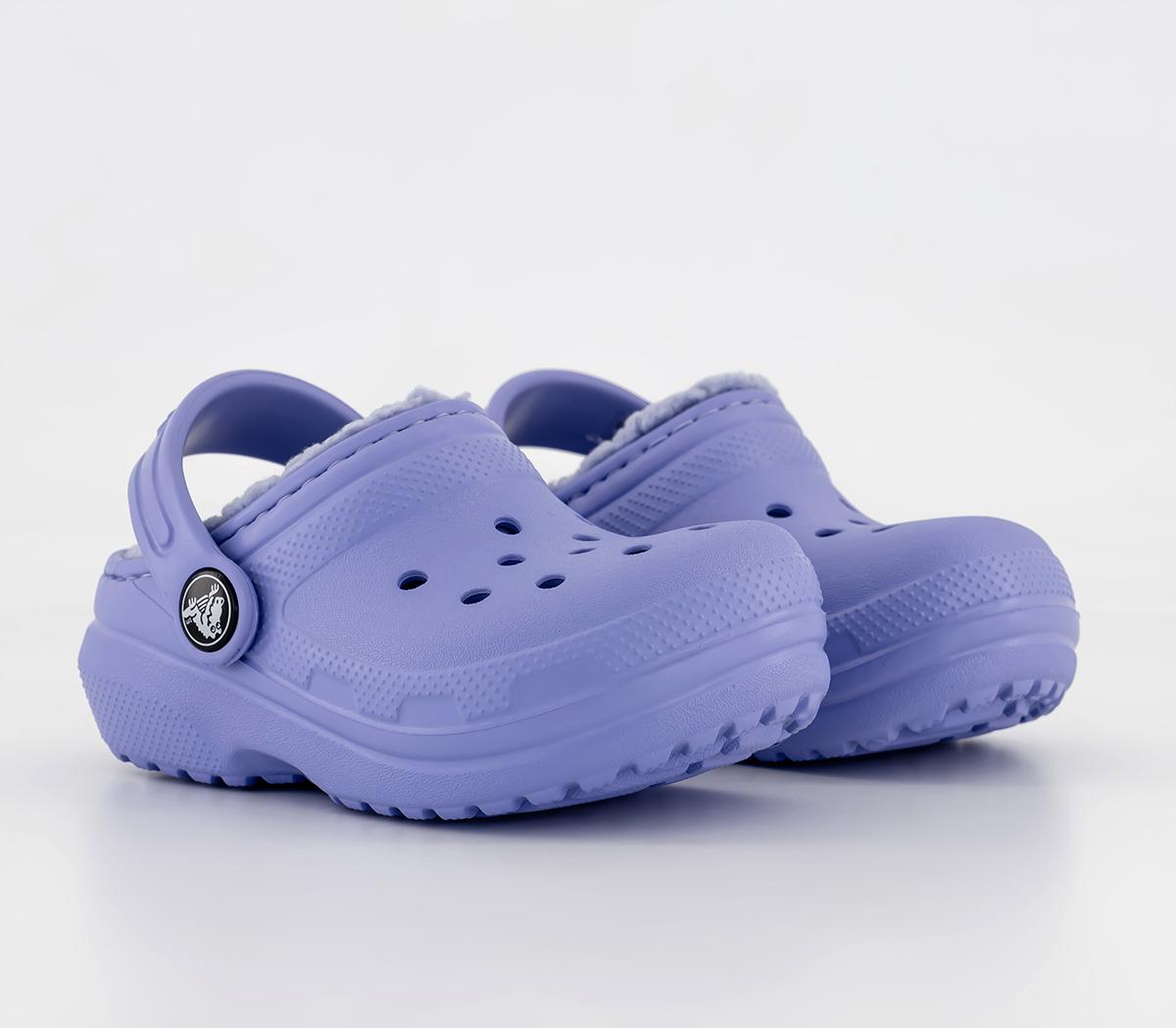 Crocs Classic Toddler Lined Clogs Digital Violet - Unisex