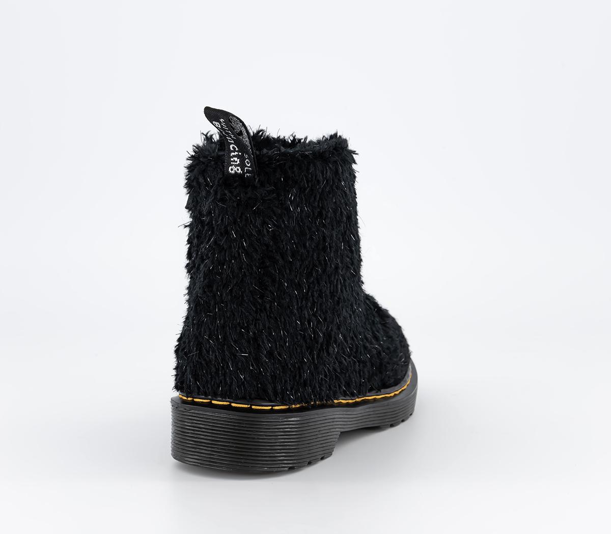 Dr. Martens 1460 Junior Boots Black Tinsel - Unisex