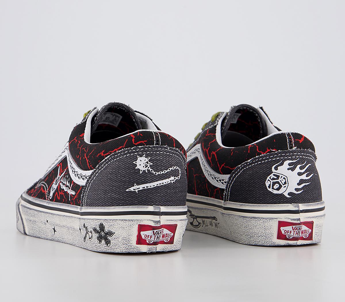 Vans Ua Style 36 Trainers Black Red - Unisex Sports