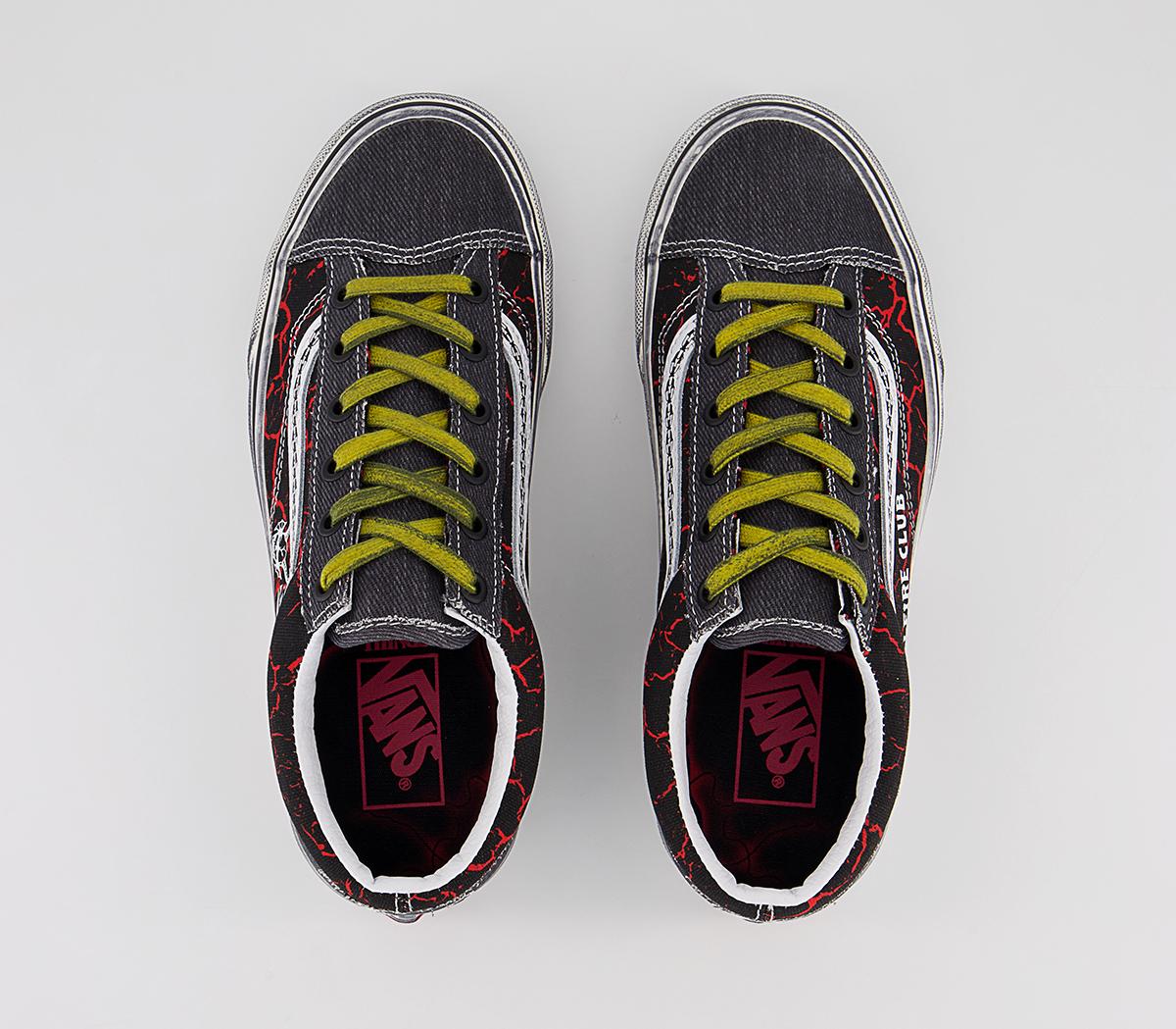 Vans Ua Style 36 Trainers Black Red - Unisex Sports