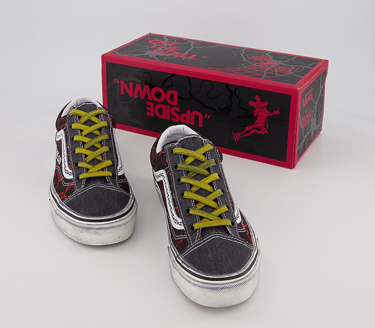 Vans Ua Style 36 Trainers Black Red - Unisex Sports