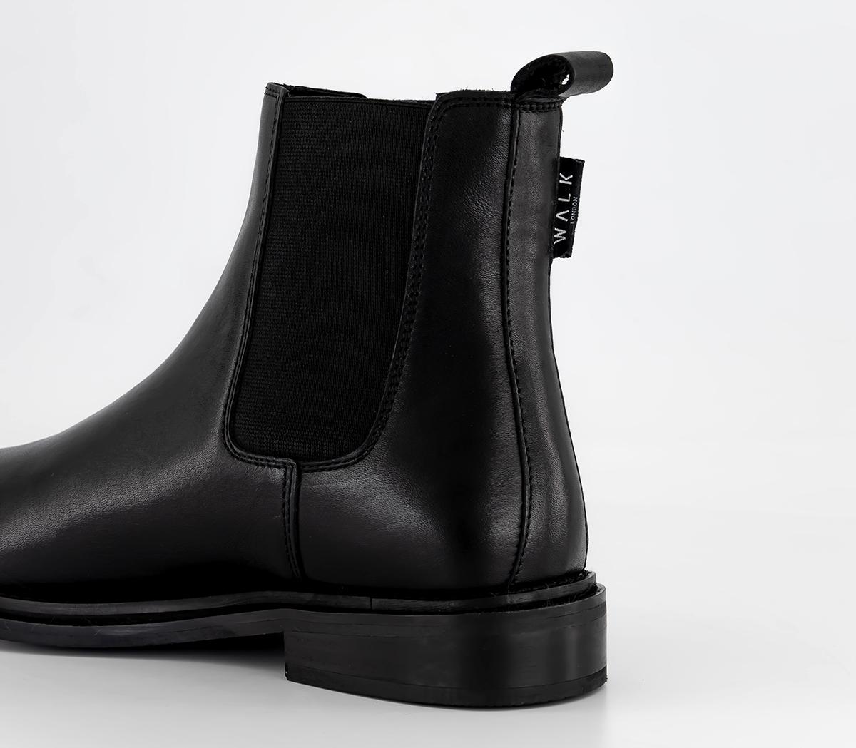 Walk London Antonio Chelsea Boots Black - Men’s Boots