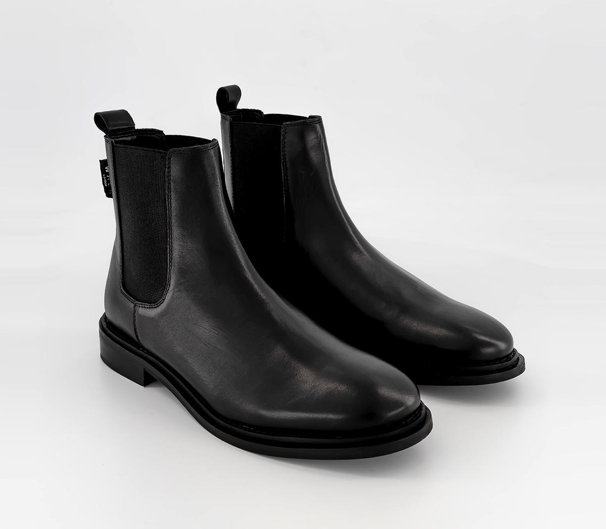 Walk London Antonio Chelsea Boots Black - Men’s Boots