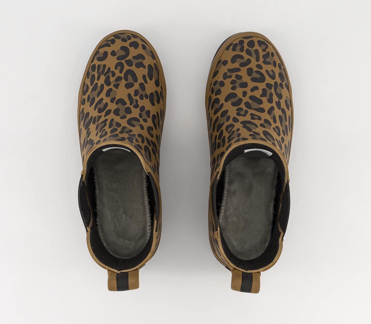 Joules Wellibob Wellies Leopard - Women's Ankle Boots