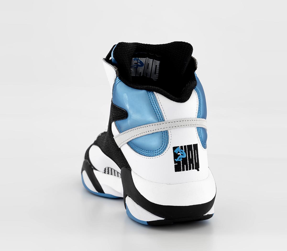 Reebok Shaq Attaq Trainers White Core Black Energy Blue - Men's Trainers