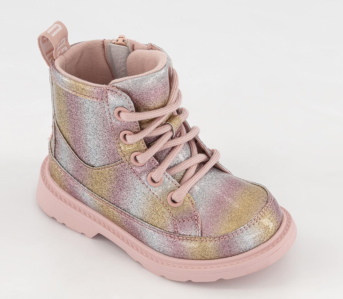 UGG Robley Glitter Infant Boots Metallic Rainbow - Unisex