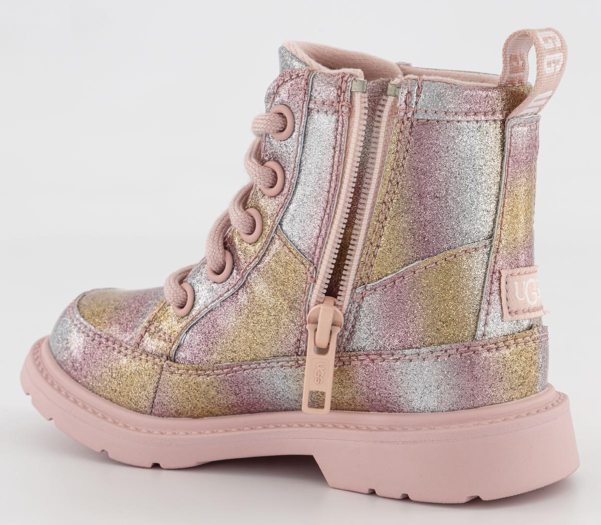 UGG Robley Glitter Infant Boots Metallic Rainbow - Unisex