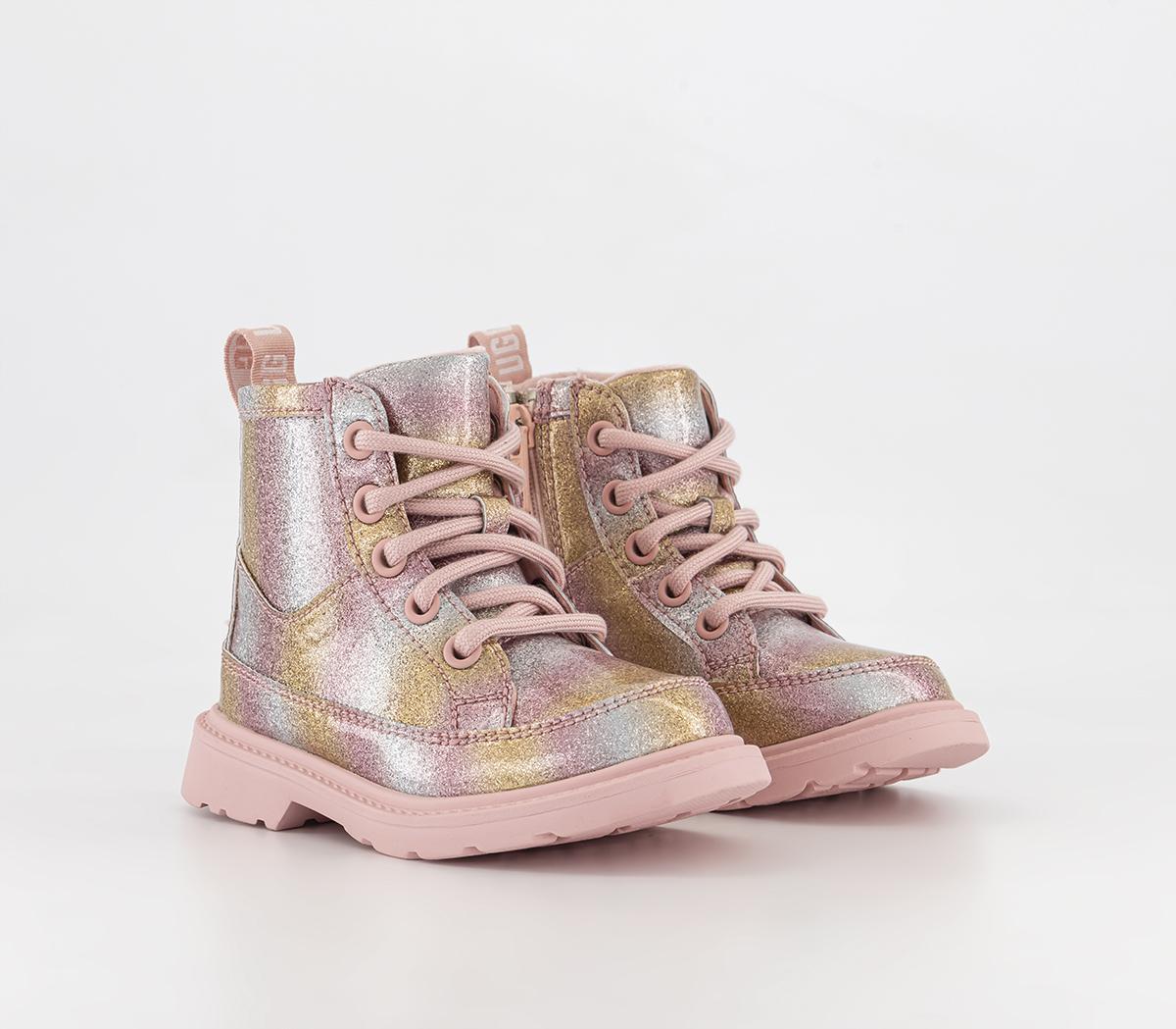 UGG Robley Glitter Infant Boots Metallic Rainbow - Unisex
