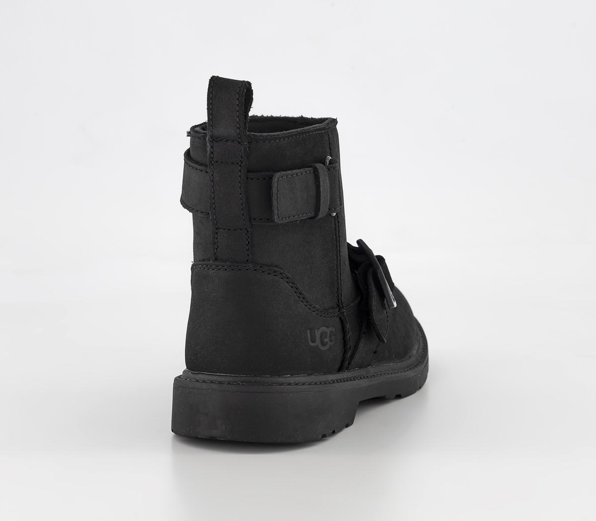 UGG Ashton Short Weather Youth Boots Black - Kids