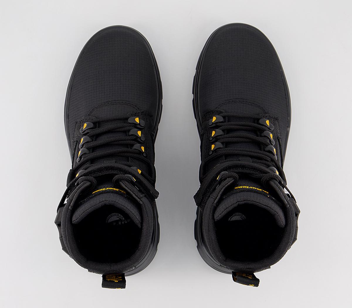 Dr. Martens Combs Tech II Boots Black Accord - Women's Ankle Boots