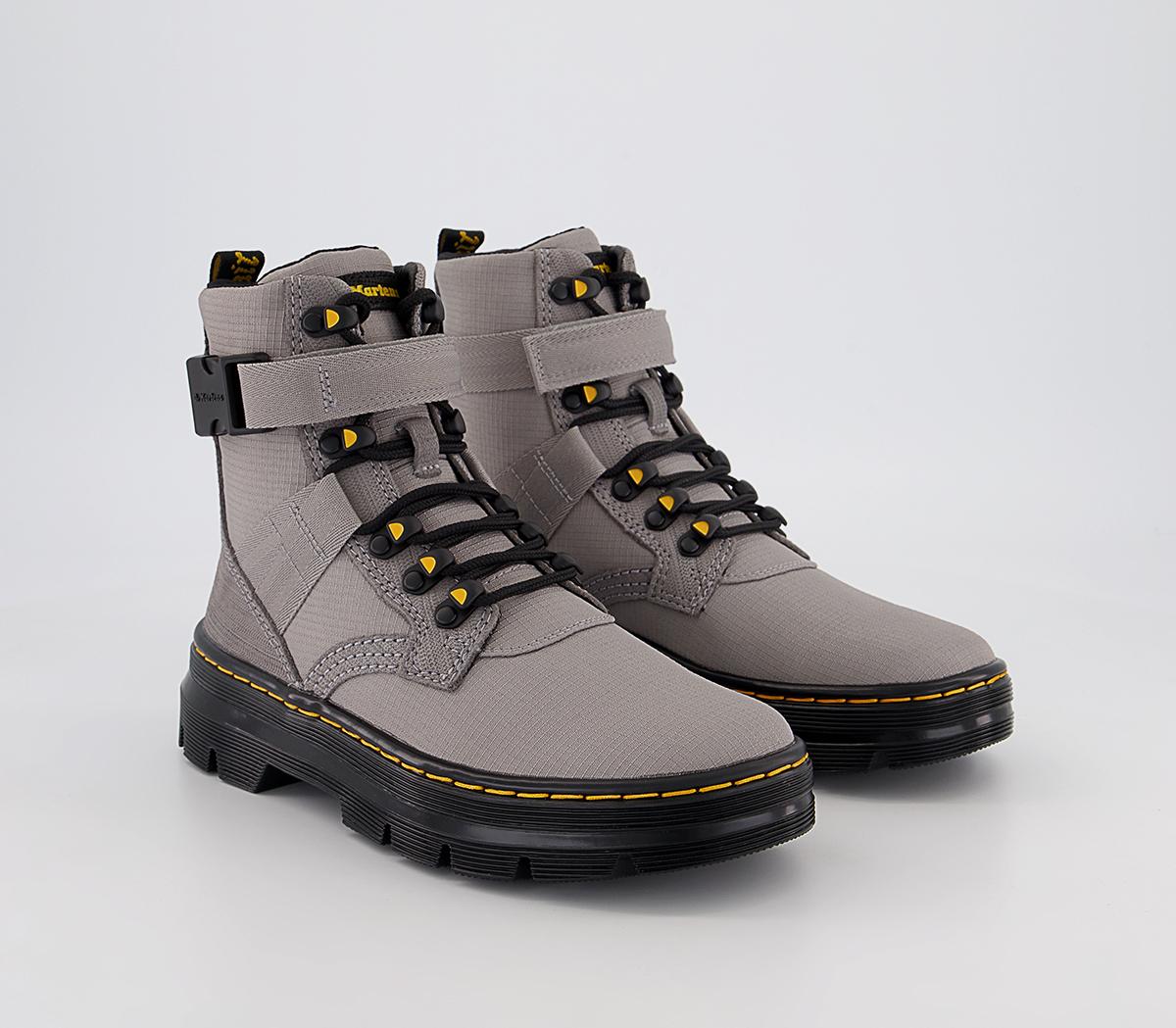 Dr. Martens Combs Tech II Boots Zinc Grey - Women's Ankle Boots