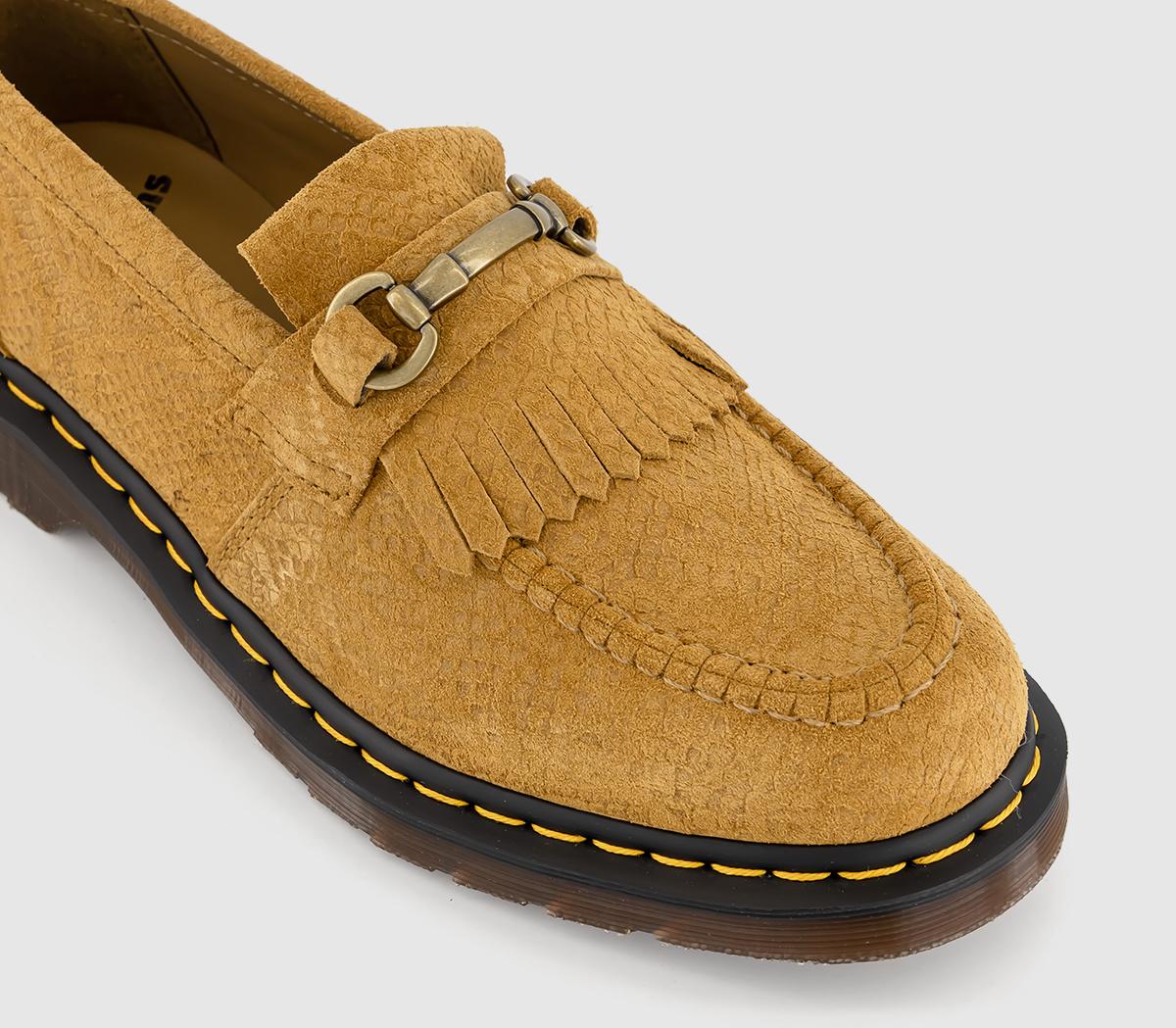 Dr. Martens Adrian Snaffle Loafers Autumn Spice Repello Calf Python ...
