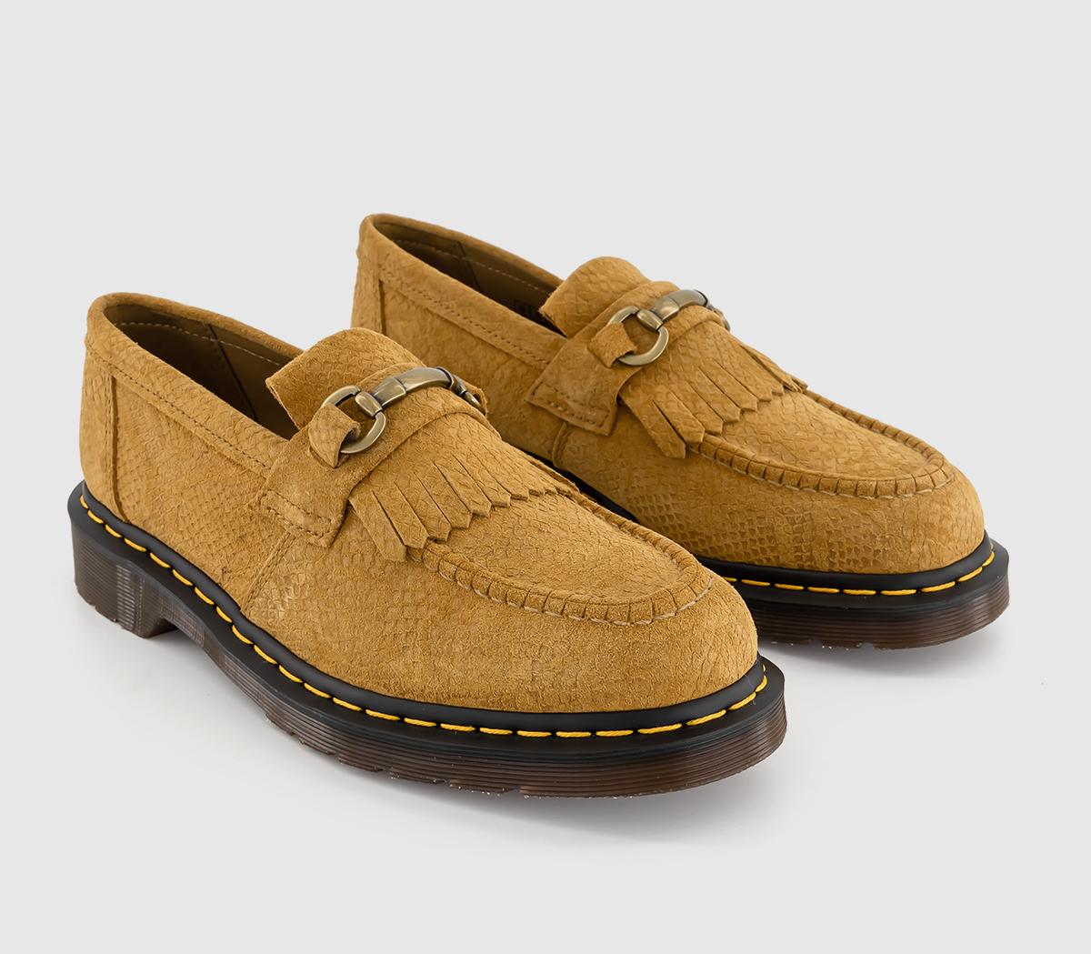 Dr. Martens Adrian Snaffle Loafers Autumn Spice Repello Calf Python ...