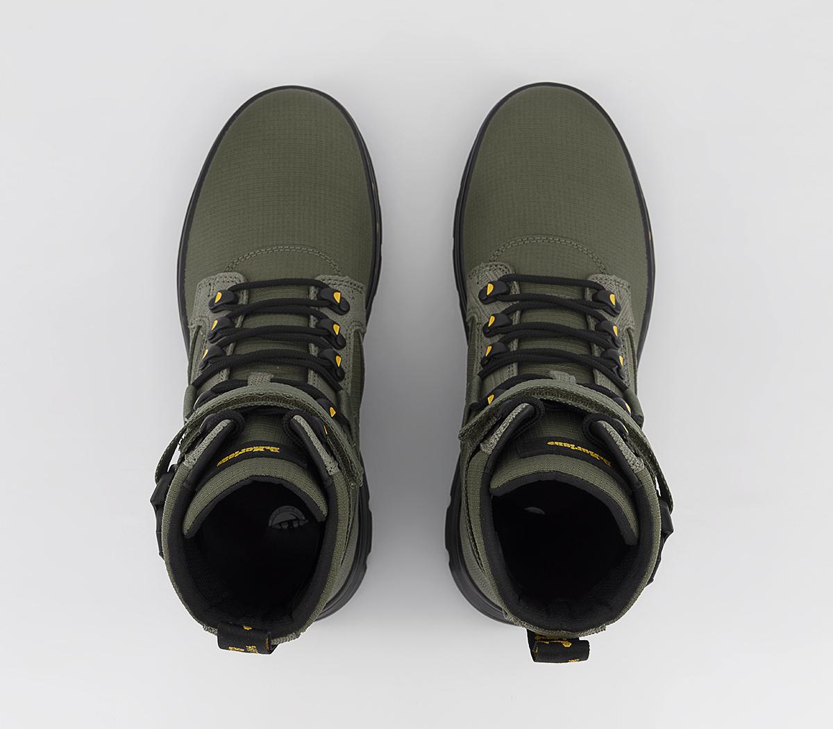 Dr. Martens Combs Tech Ii Boots Khaki Green - Men’s Boots
