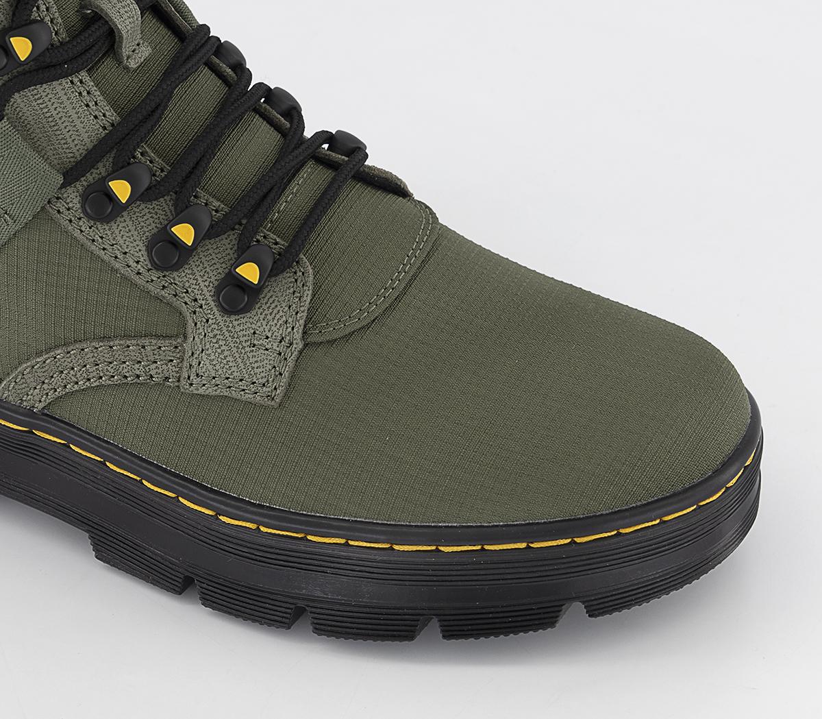 Dr. Martens Combs Tech Ii Boots Khaki Green - Men’s Boots