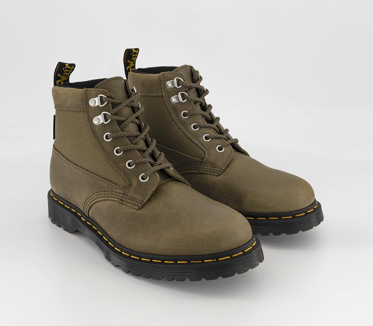 Dr. Martens 101 Streeter Boots Olive - Men’s Boots