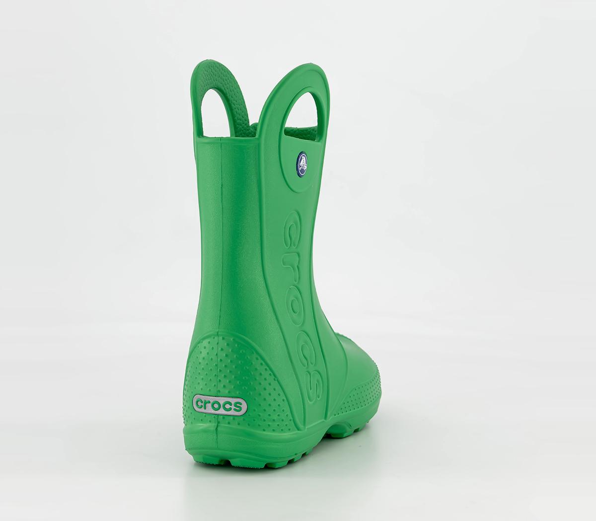 Crocs Handle It Rain Boot Kids Grass Green - Unisex