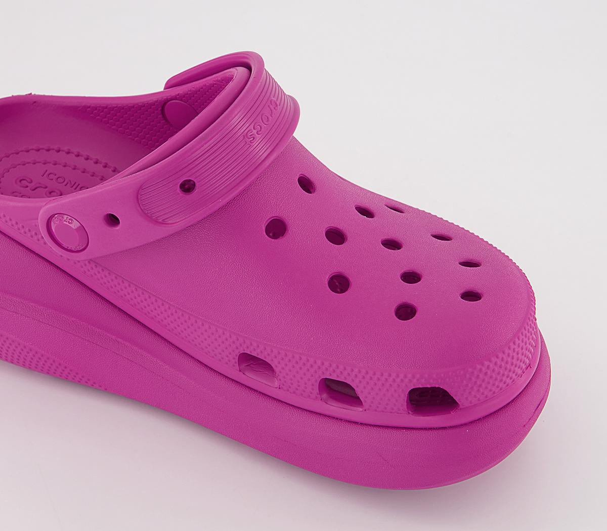 Crocs Classic Crush Clogs Fuchsia Fun - Women’s Sandals