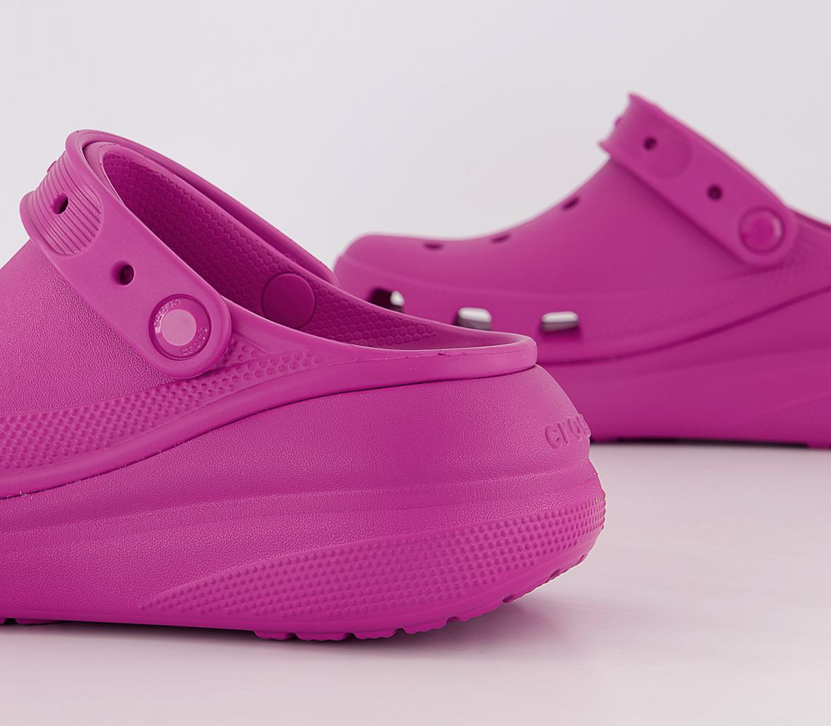 Crocs Classic Crush Clogs Fuchsia Fun - Women’s Sandals